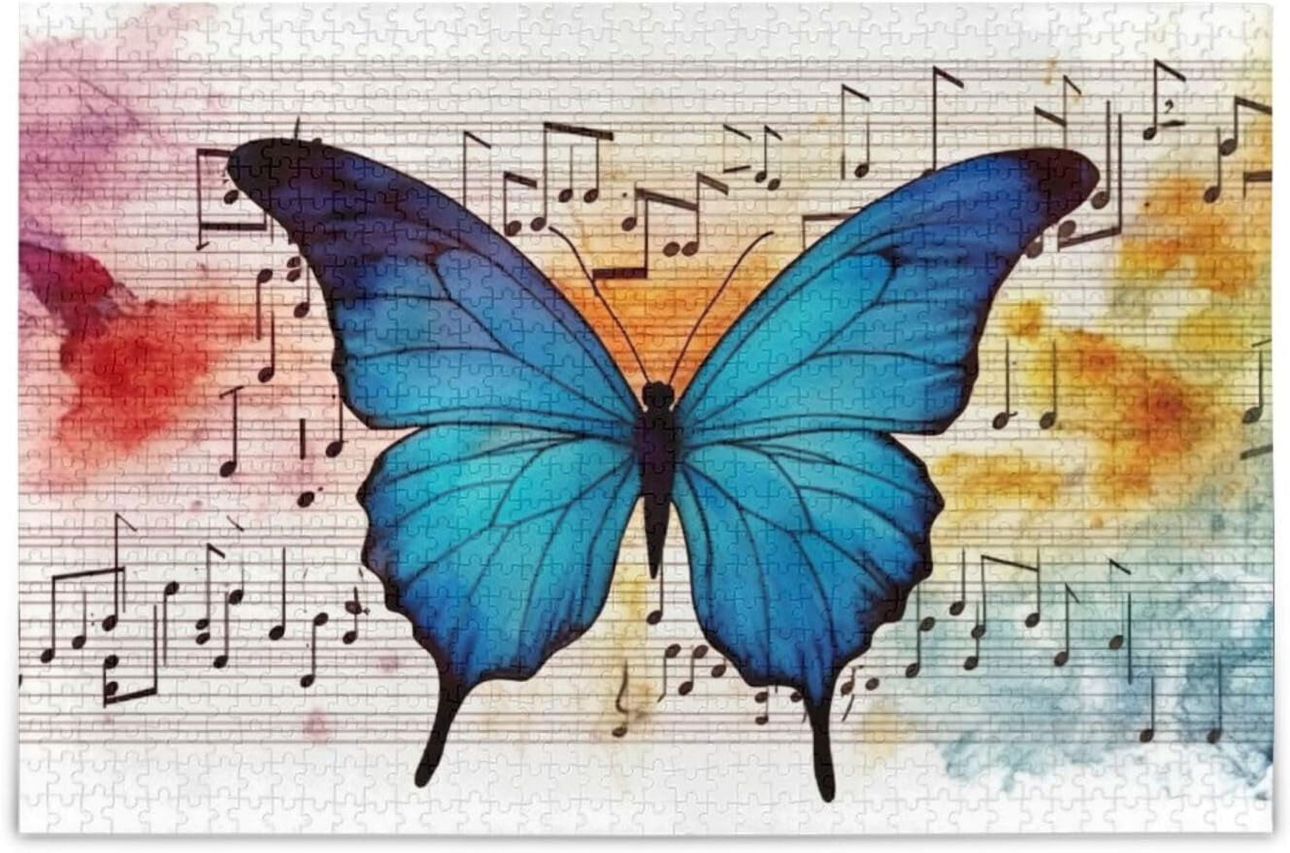 Butterfly Musical Jigsaw Puzzles 500 PiecesPuzzles for Adults Family ...