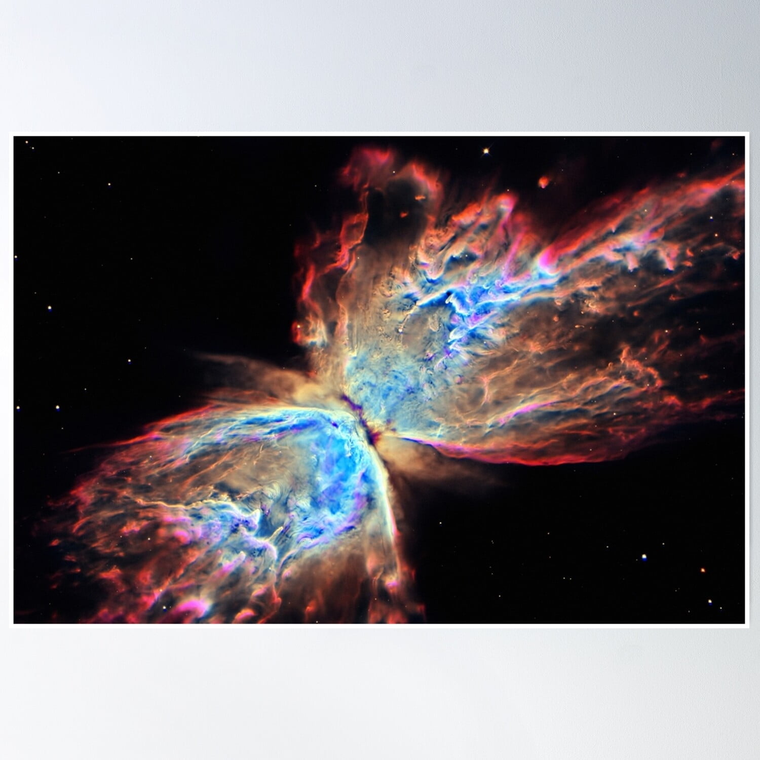 Butterfly Nebula Hubble Space Image Poster UNFRAMED PAPER POSTER, Home ...