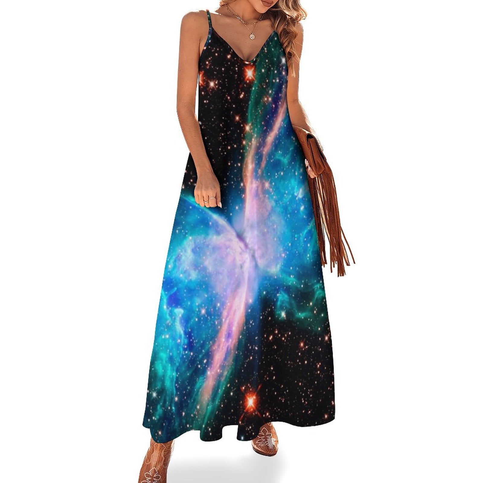 Butterfly Nebula Sleeveless Dress Elegant gown party dresses women ...