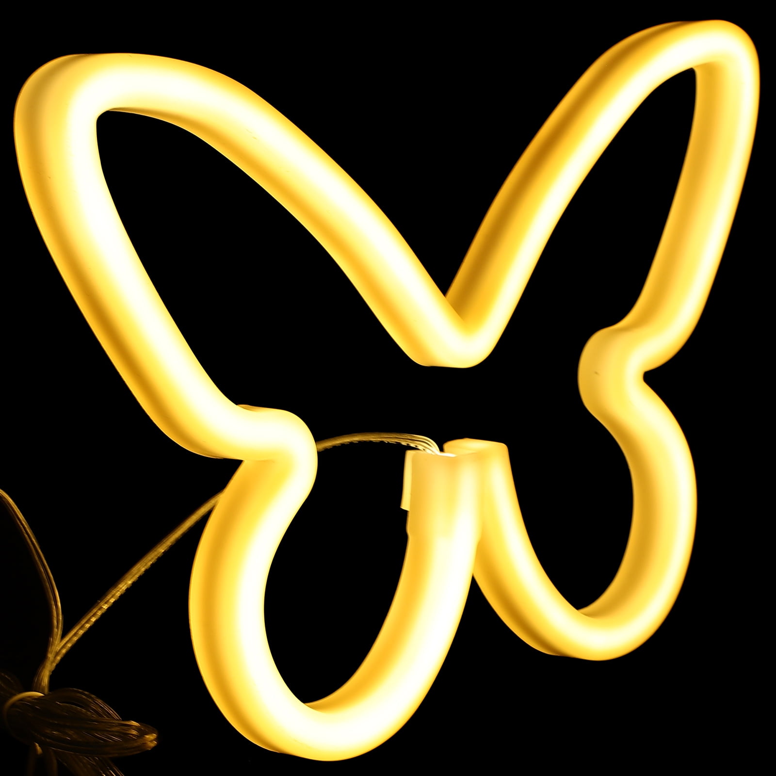 Butterfly Neon Sign USB Neon Light Butterfly LED Neon Lamp Bedside Neon ...