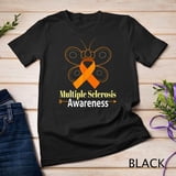 Butterfly Orange Ribbon Multiple Sclerosis Awareness Unisex S-5XL T ...