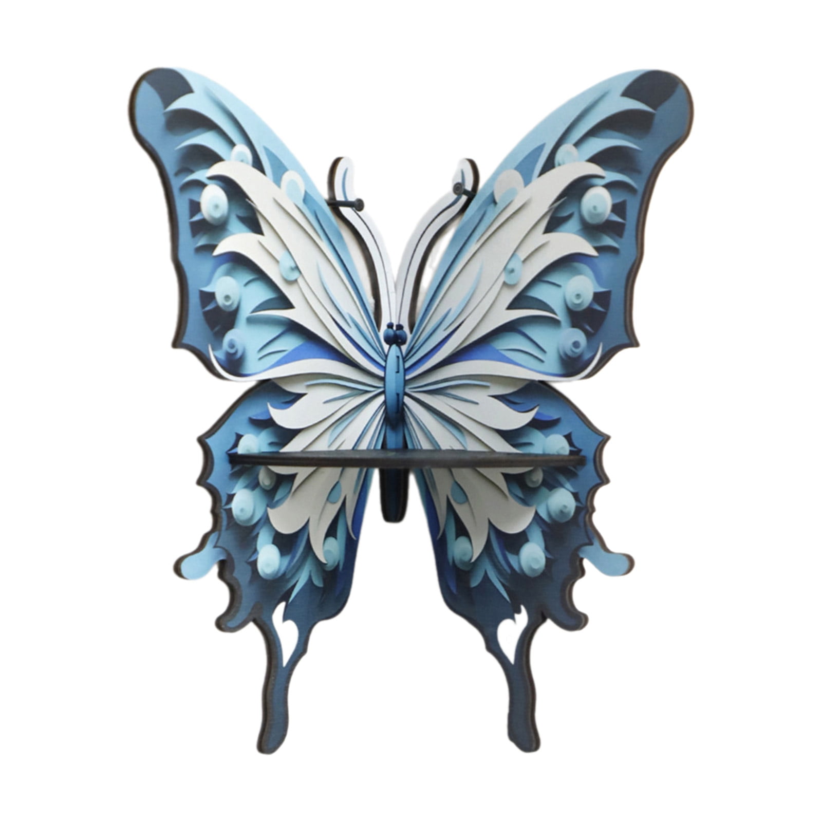 Butterfly Organizers Crystal Display Shelf Butterfly Floating Shelves ...