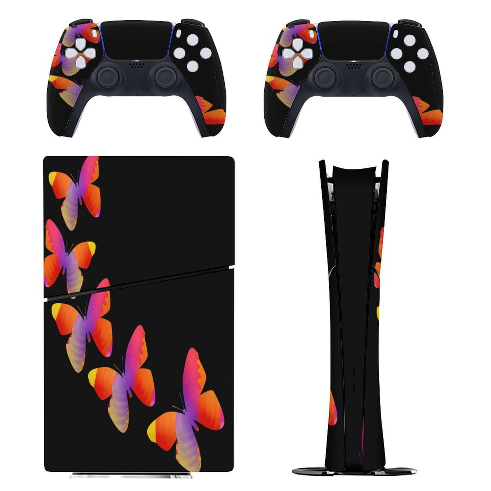 Butterfly PS5/PS5 Slim Digital Disc Skin Sticker For Console And ...