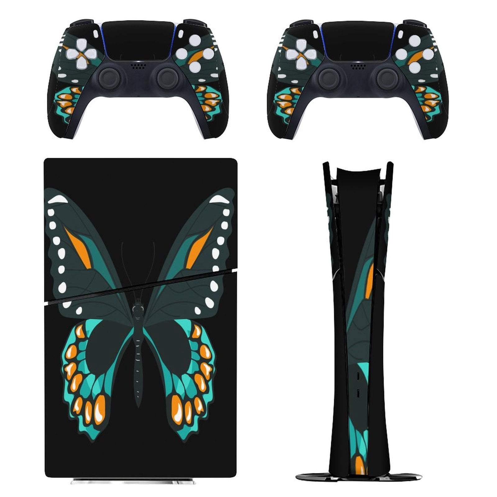 Butterfly PS5/PS5 Slim Digital Disc Skin Sticker For Console And ...