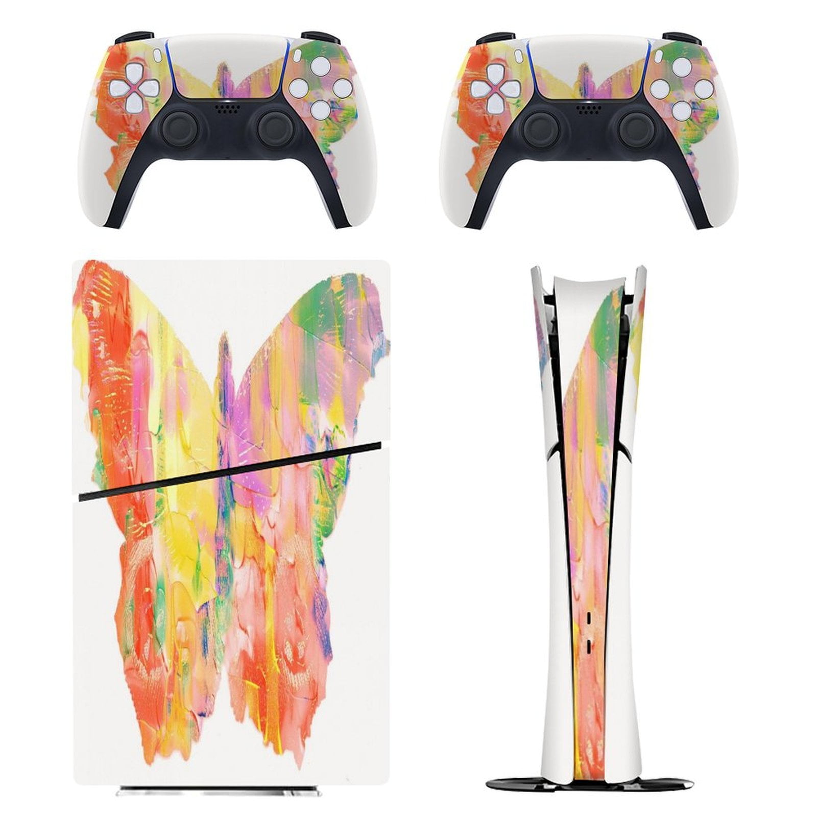 Butterfly PS5/PS5 Slim Digital Disc Skin Sticker For Console And ...