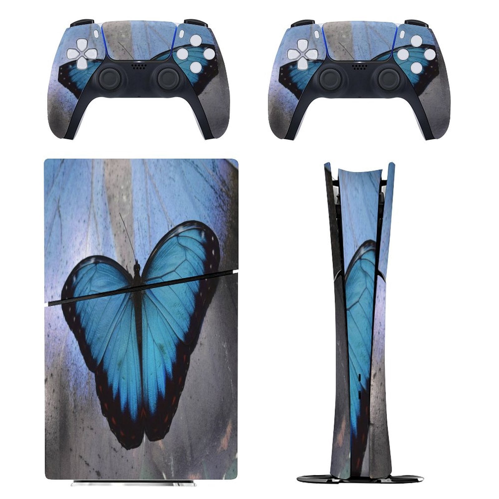 Butterfly PS5/PS5 Slim Digital Disc Skin Sticker For Console And ...