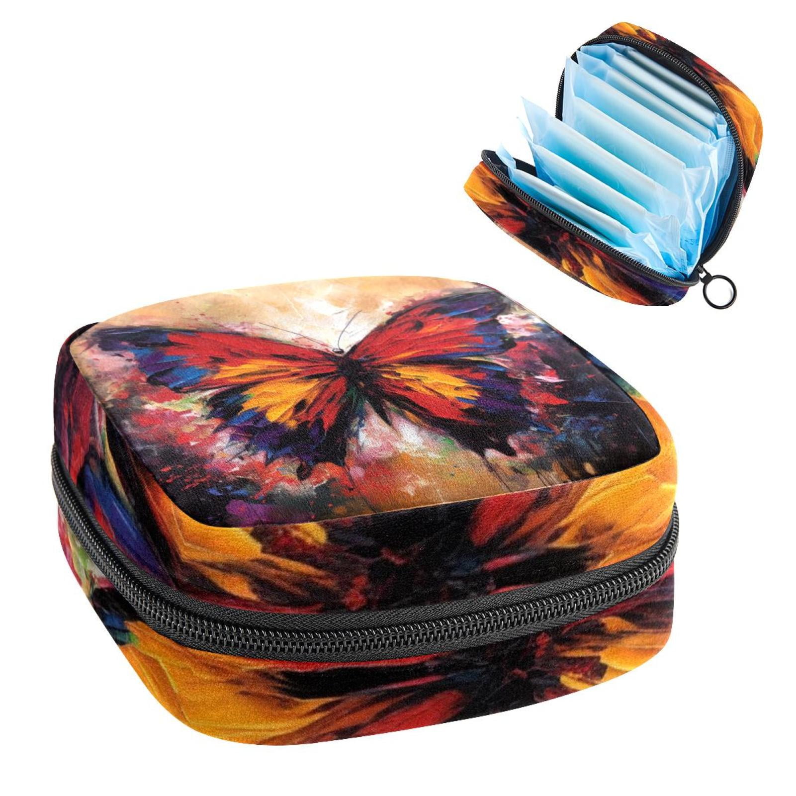 Butterfly Pad Bag, Sanitary Napkin Pouch, Small Pouch, Makeup Brush ...