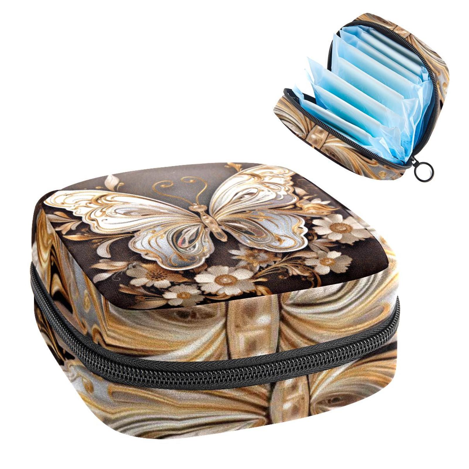 Butterfly Pad Bag Storage Organizer Pouch for Menstrual Hygiene ...