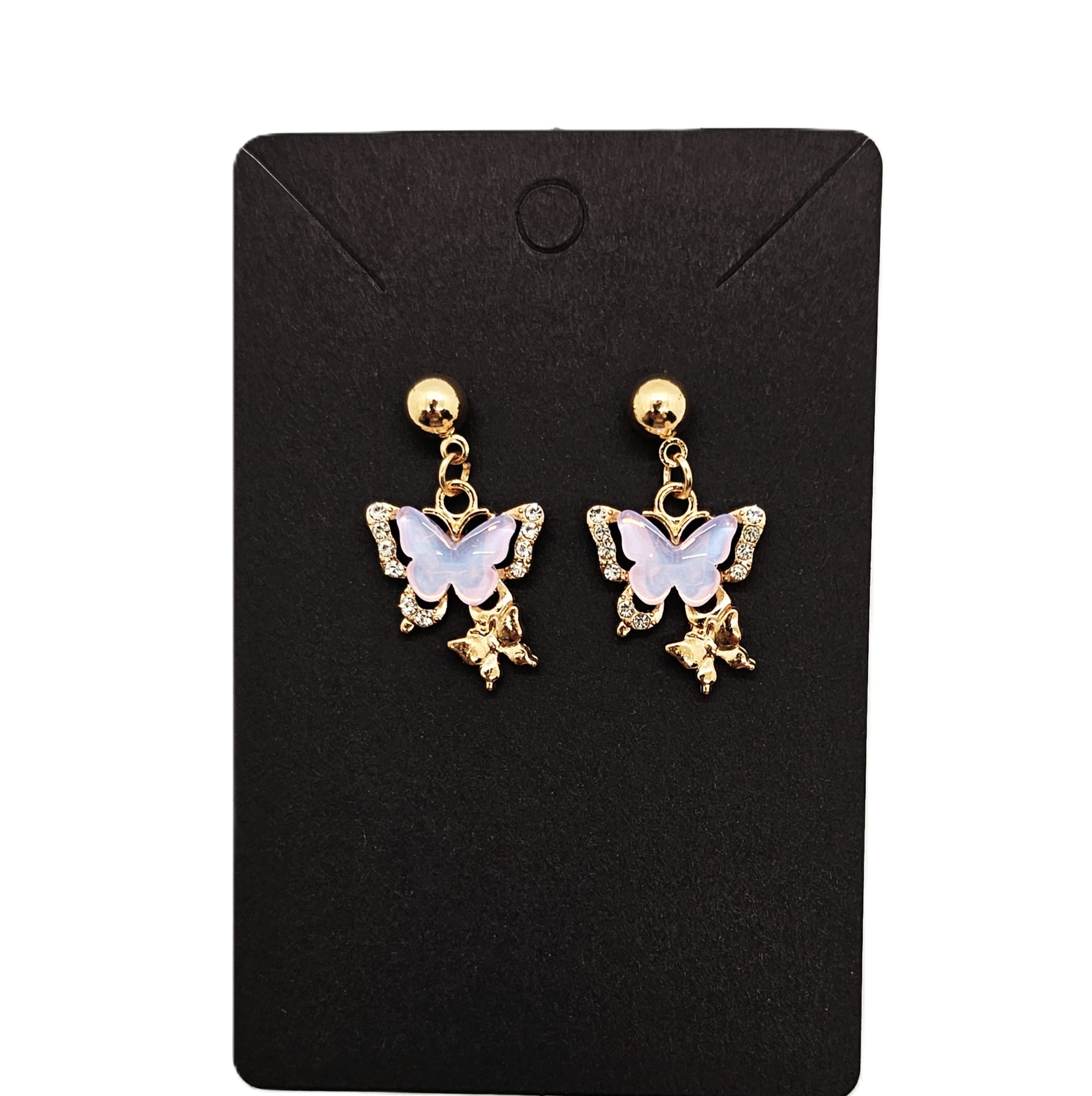 Omodo Butterfly Pedant, Earrings, Gold Tone - Walmart.com