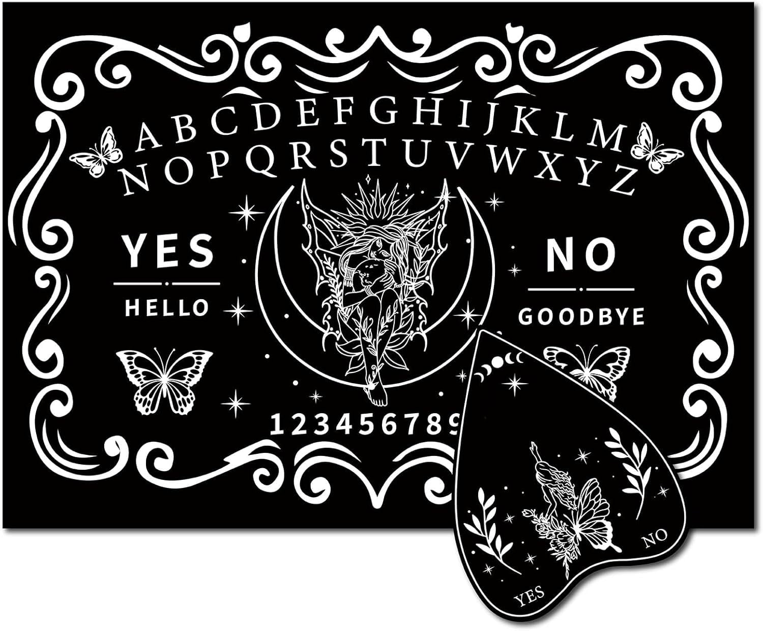 Butterfly Pendulum Board Dowsing Divination Tool Metaphysical Message ...