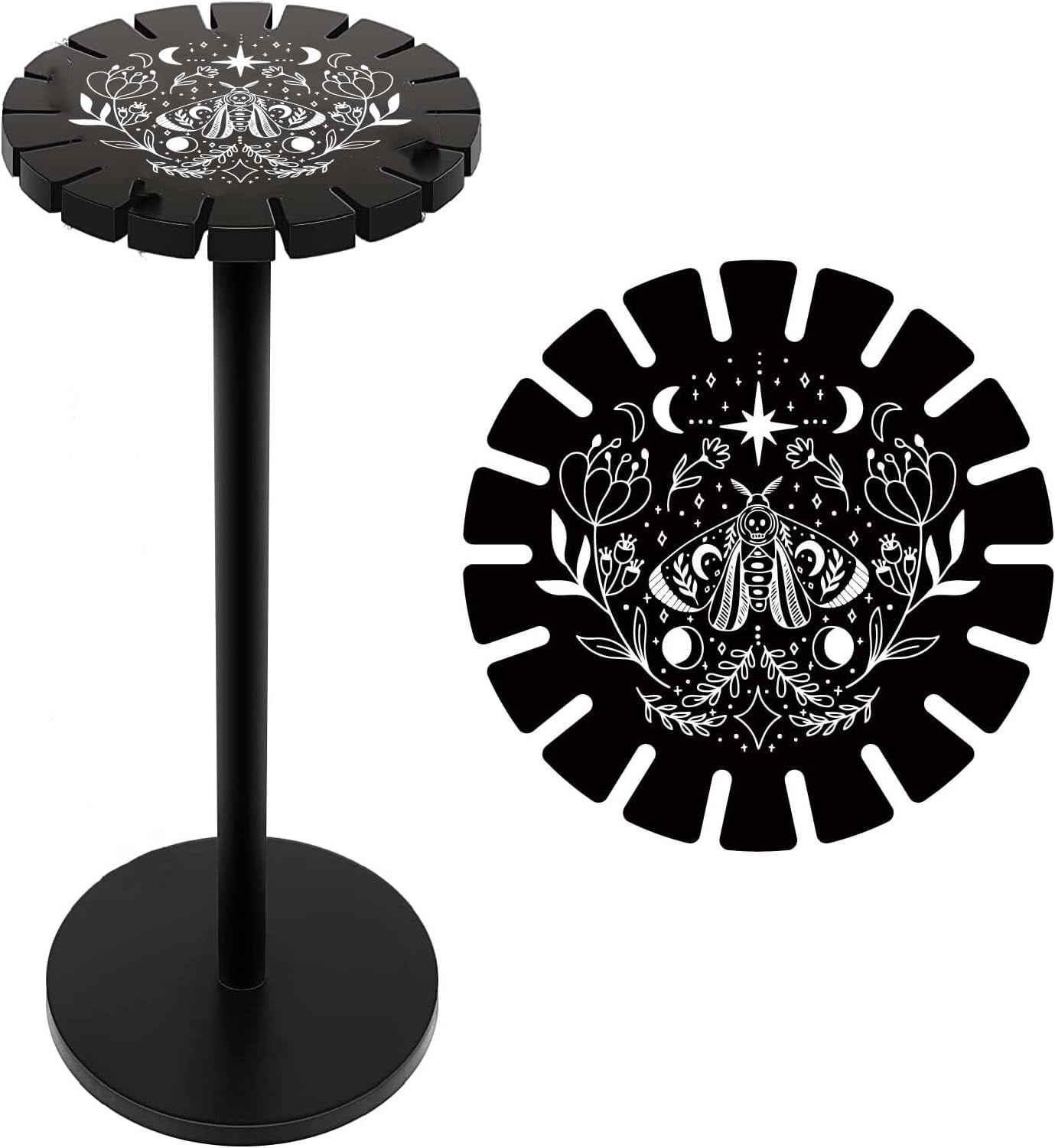 Butterfly Pendulum Holder Pendulum Display Crystal Sphere Stand Wooden ...