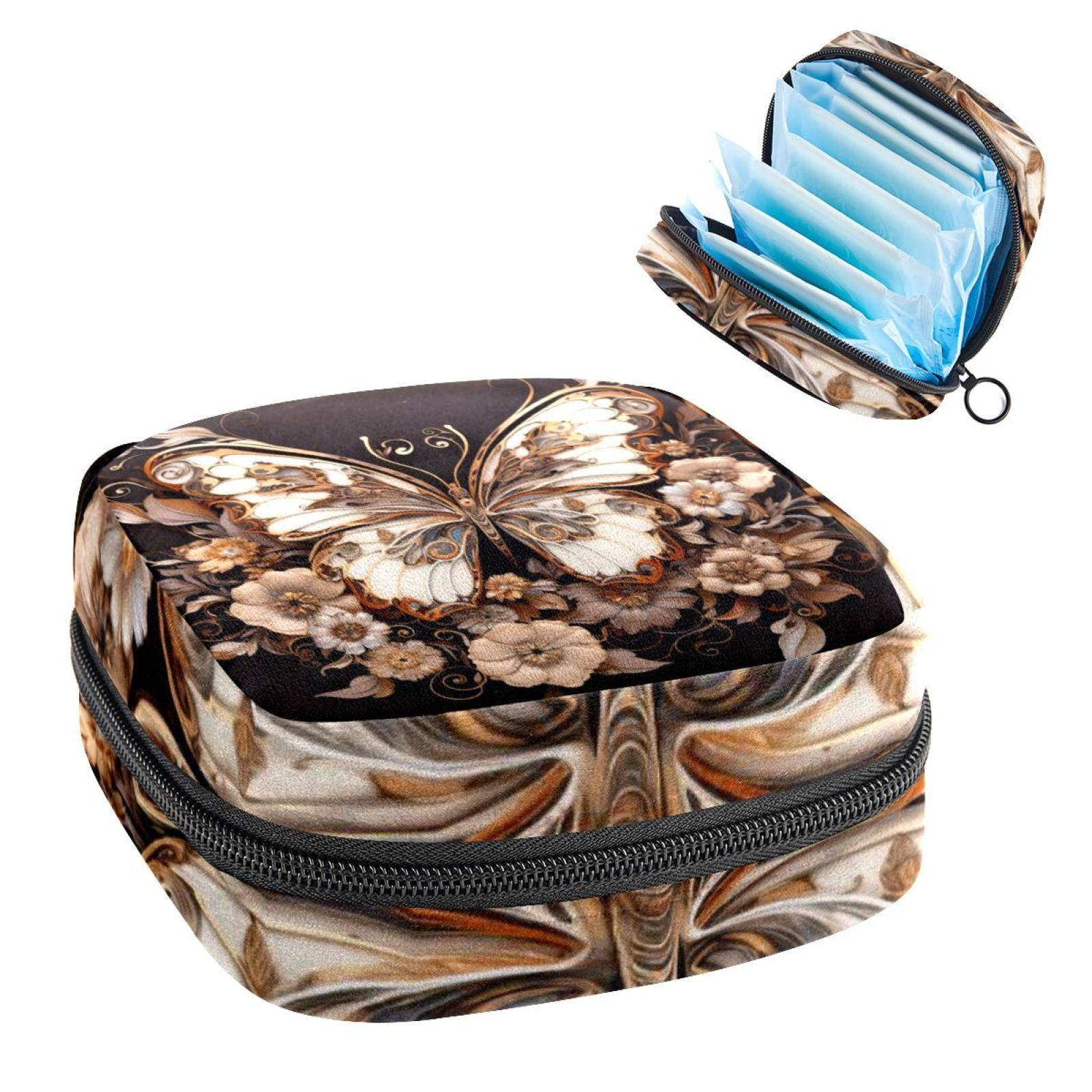 Butterfly Period Pouch Sanitary Napkin Organizer Travel Storage Bag ...