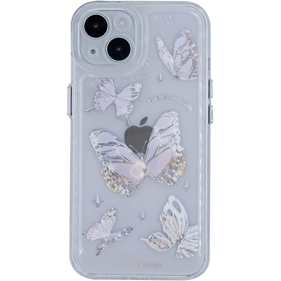 Butterfly Phone Case Compatible with iPhone 11, Korean Cute Butterfly ...