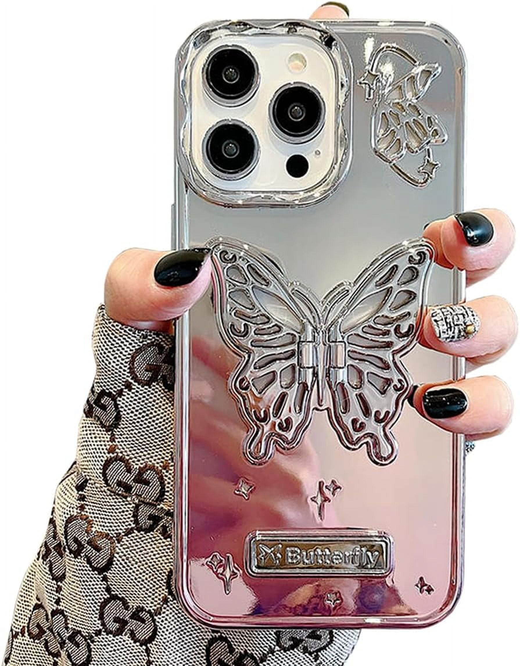 Butterfly Phone Case for iPhone 12 Pro Max,Cute Butterfly Colorful Star ...