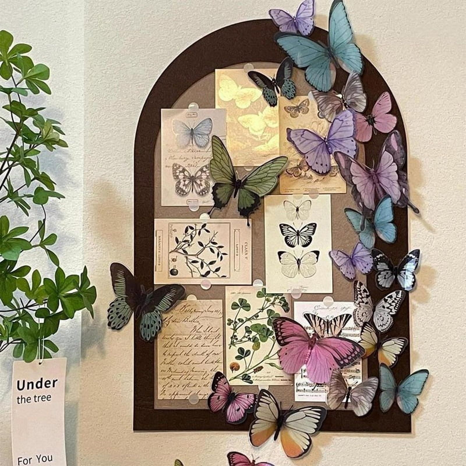 Butterfly Photo Board Photo Display Wall Butterfly Photo Collage Board ...