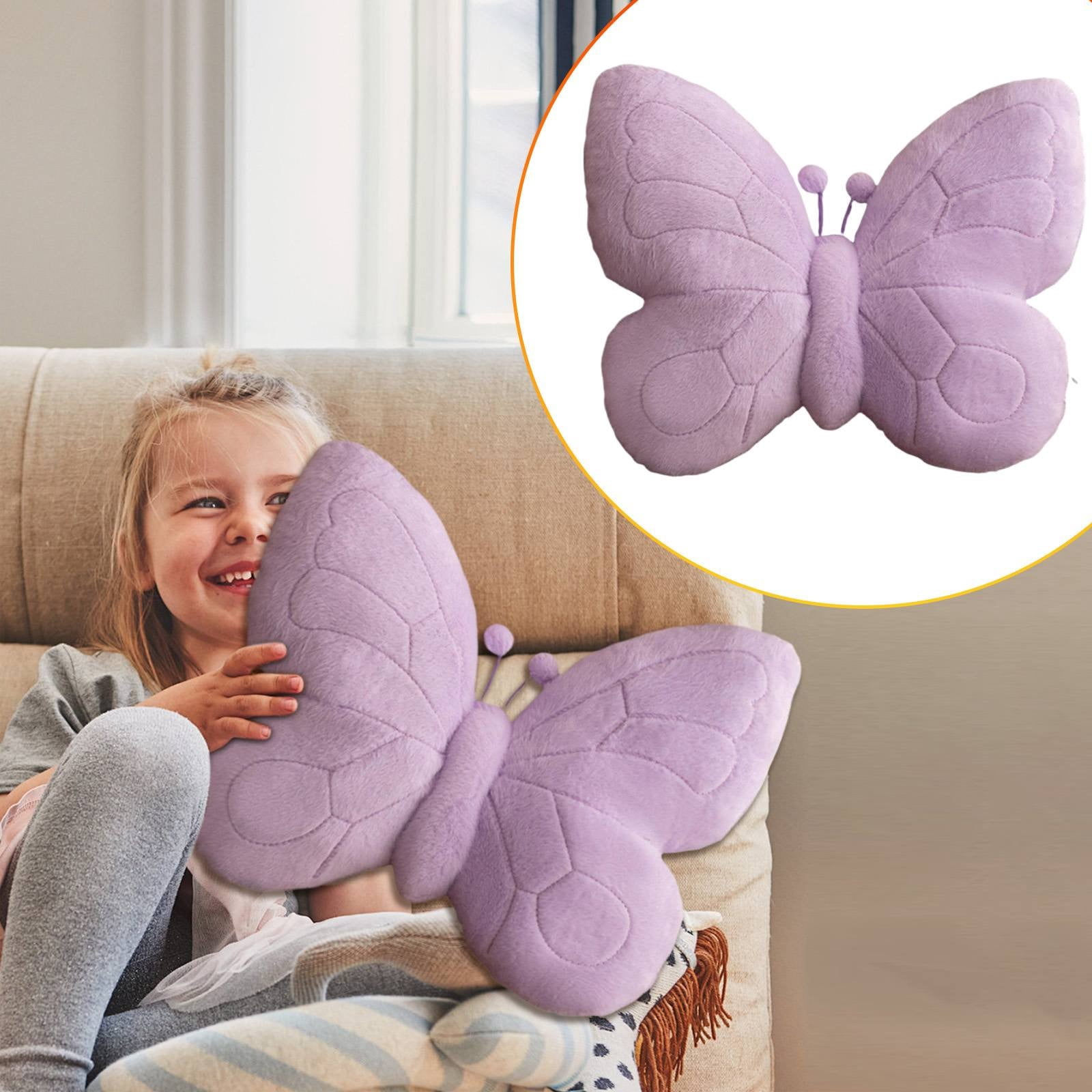 Butterfly Pillow Cover, 18x15 Inch Butterfly Pillow Covers Velvet ...