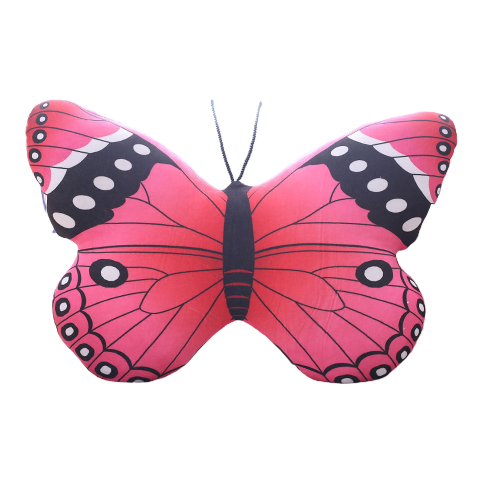 Butterfly Plush Pillow Vivid Look Soft PP Cotton Filling Animal Doll ...