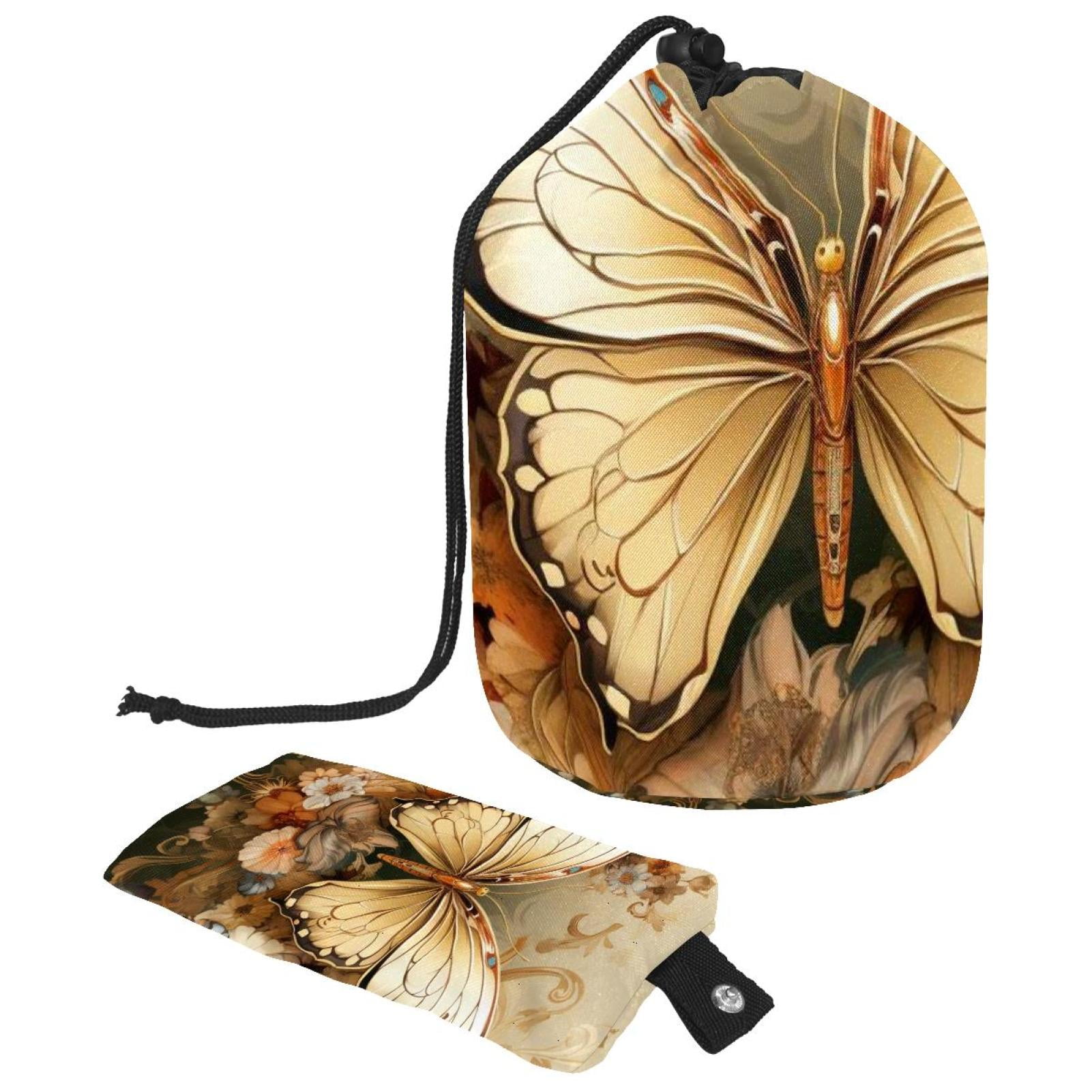Butterfly Portable Drawstring Mesh Bags Laundry Bag Shower Bags ...
