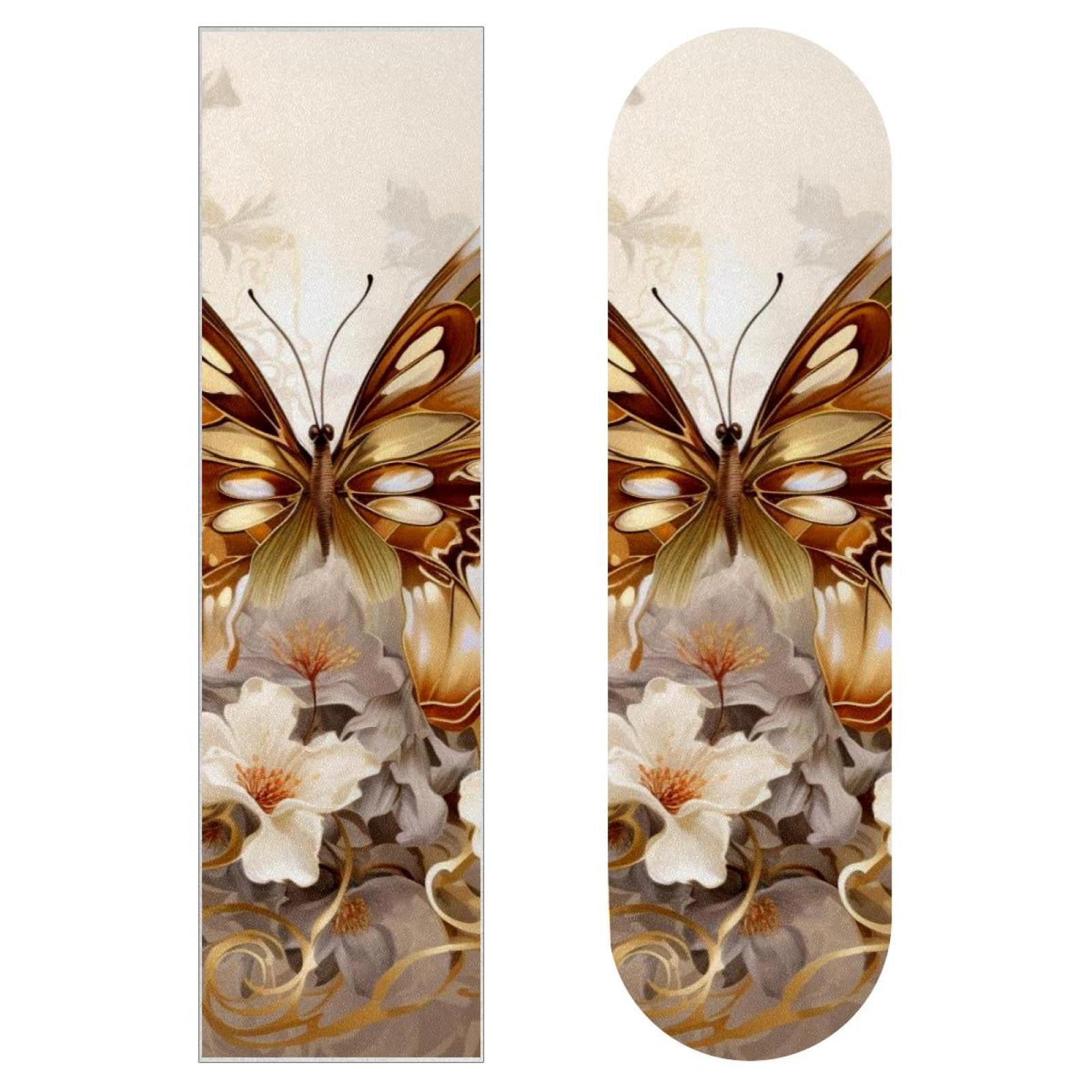 Butterfly Premium Emery Skateboard Grip Tape Stickers (Pack of 2 ...
