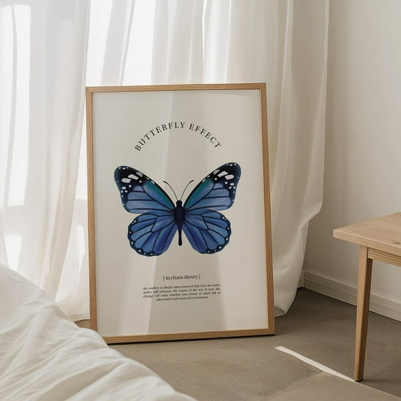 Butterfly Print, Motivational Quote, Cottagecore Wall Art Home Decor ...