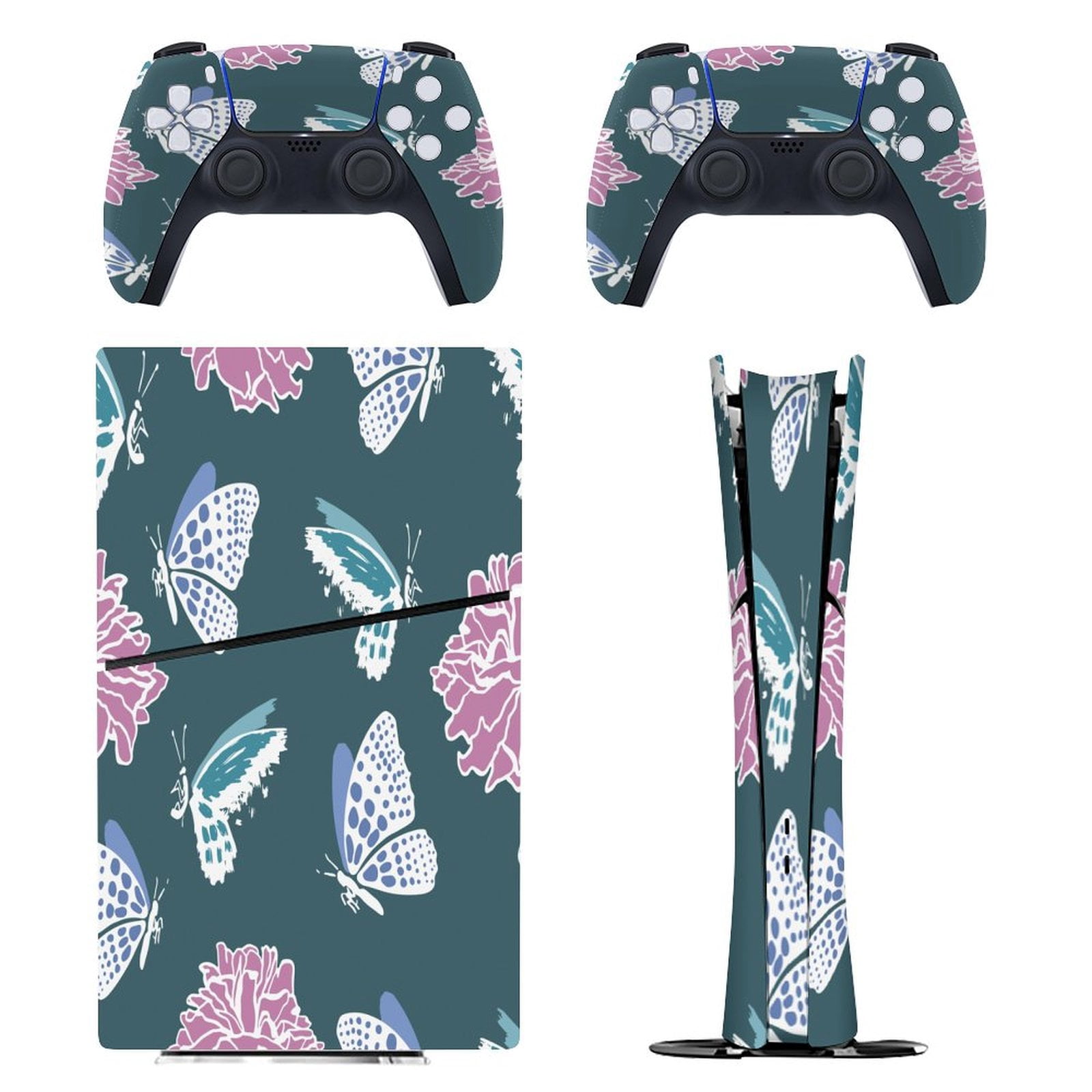 Butterfly, Print PS5/PS5 Slim Digital Disc Skin Sticker For Console And ...