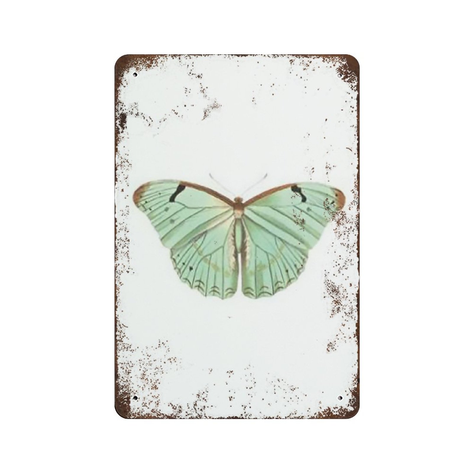 Butterfly Printable, Butterfly Wall Art Print, Minimalist Home, Mint ...