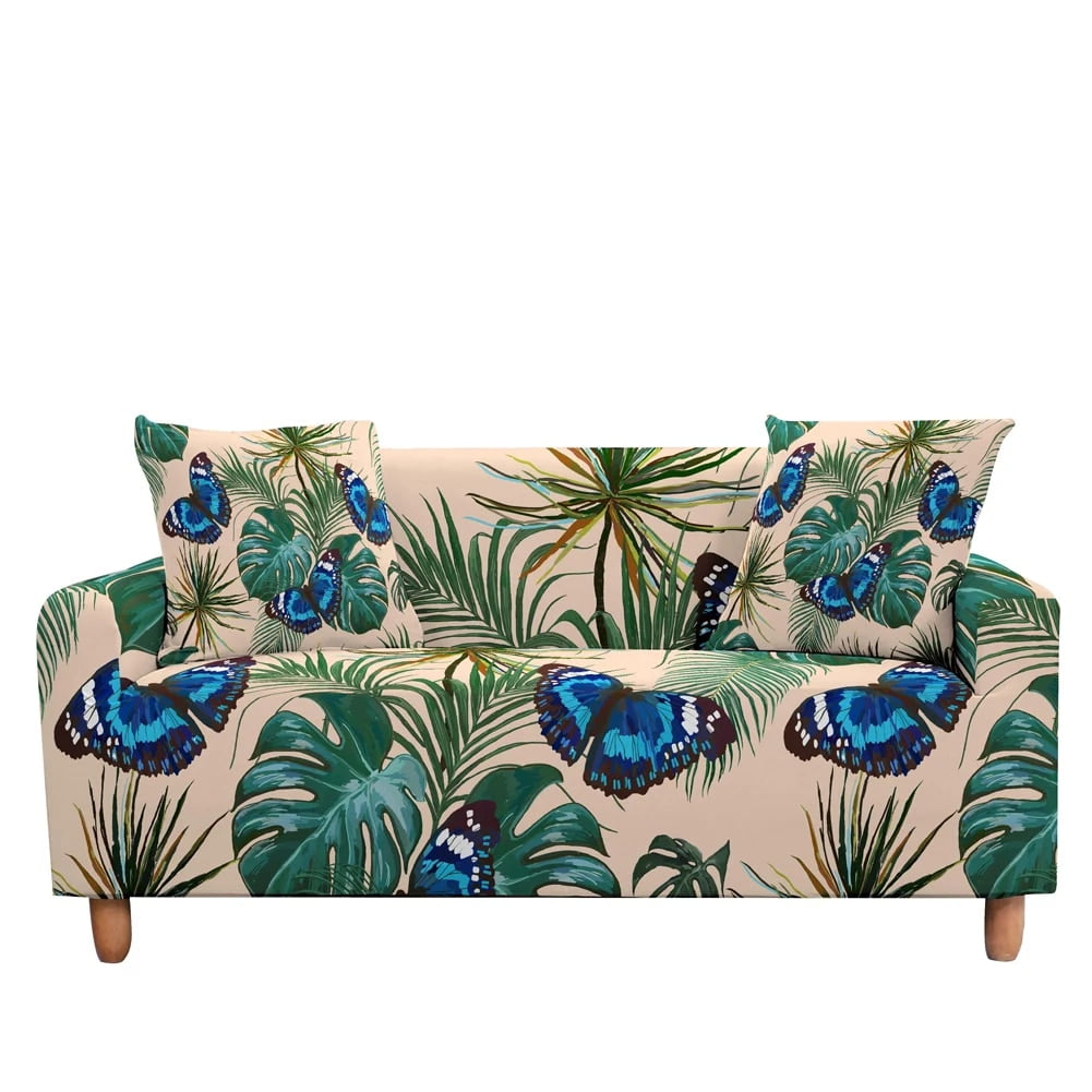 Butterfly Printing Elastic Sofa Cover for Living Room Home Decor All ...