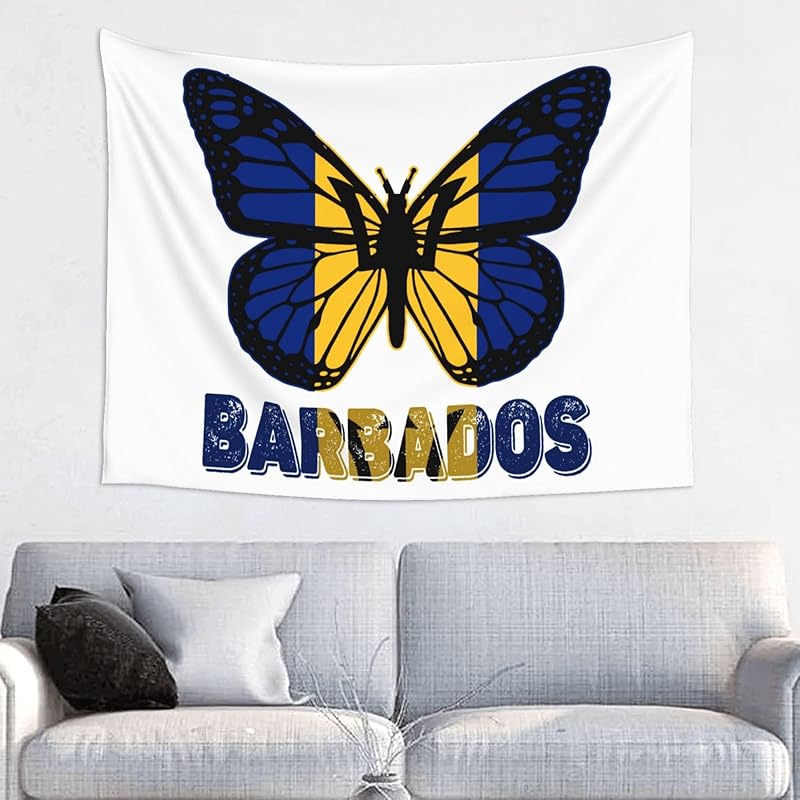 Butterfly Puerto Rico Flag Tapestry Poster 29 x 37 inches Home Decor ...