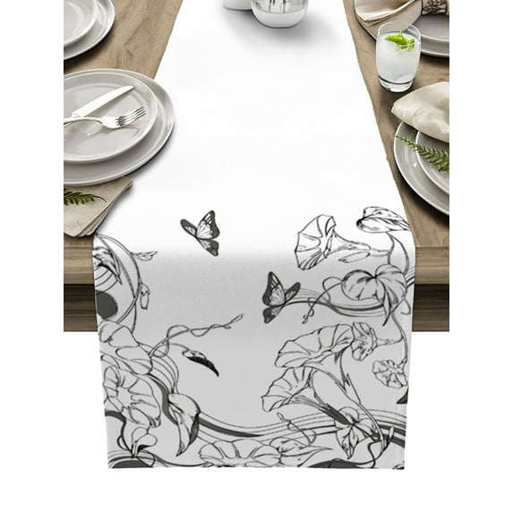 Butterfly Purple Flower Coffee Table r Home r Farmhouse Rustic r ...