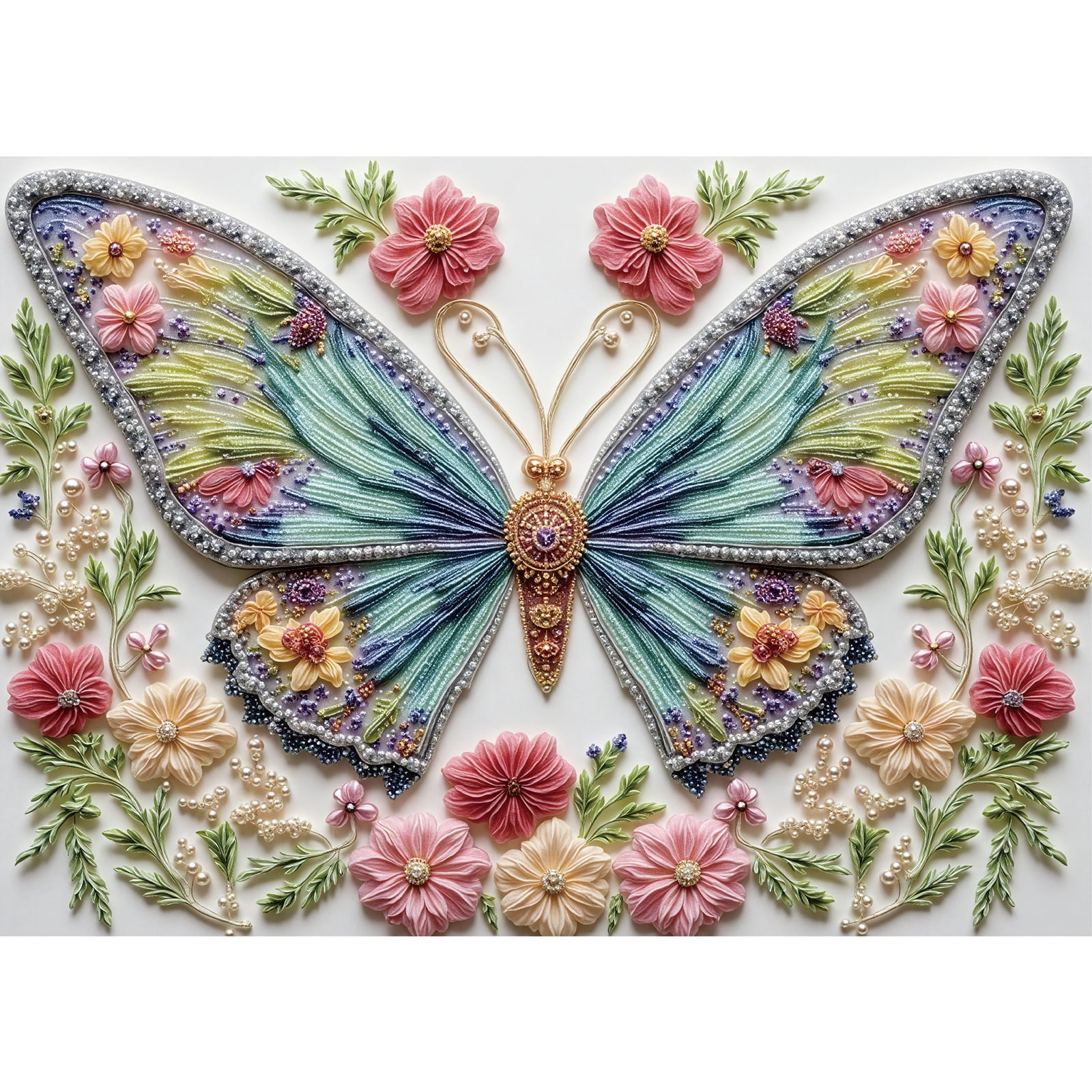 Butterfly Puzzles for Adults 1000 Pieces, Colorful Jigsaw Puzzle 1000 ...