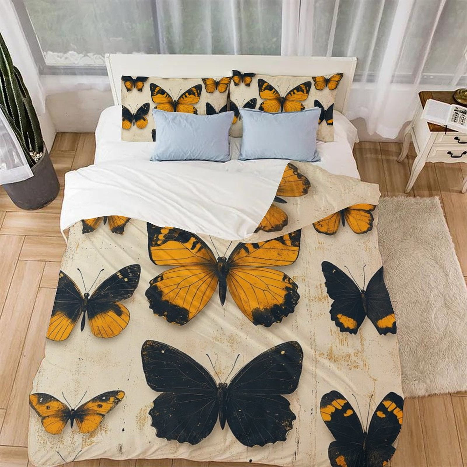 Butterfly Quilt Cover 3D Printed Bedding Set Comforter Covers Duvet ...