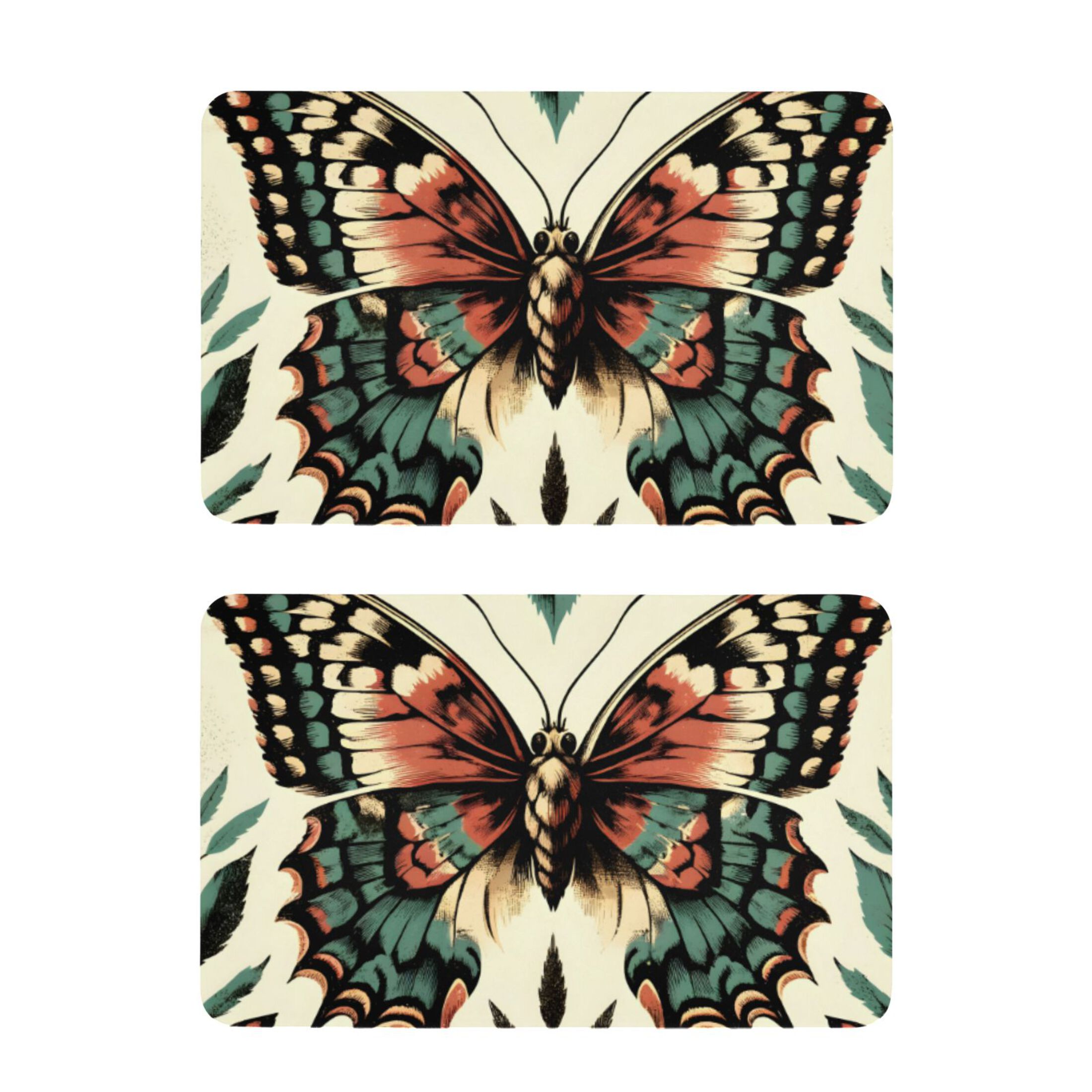 Butterfly Refrigerator Magnet Stickers Square Fridge Magnetic for ...