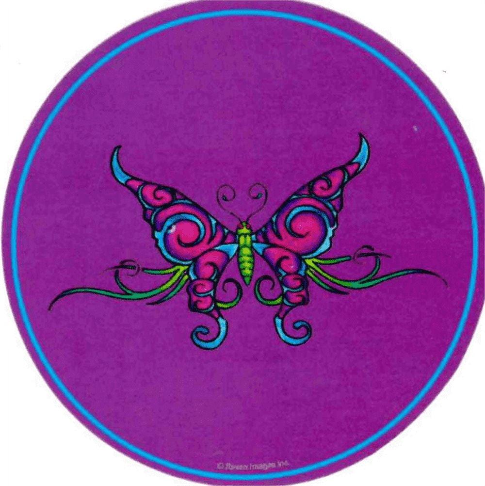 Butterfly - Round Sticker - 2 1/2" Round - Walmart.com