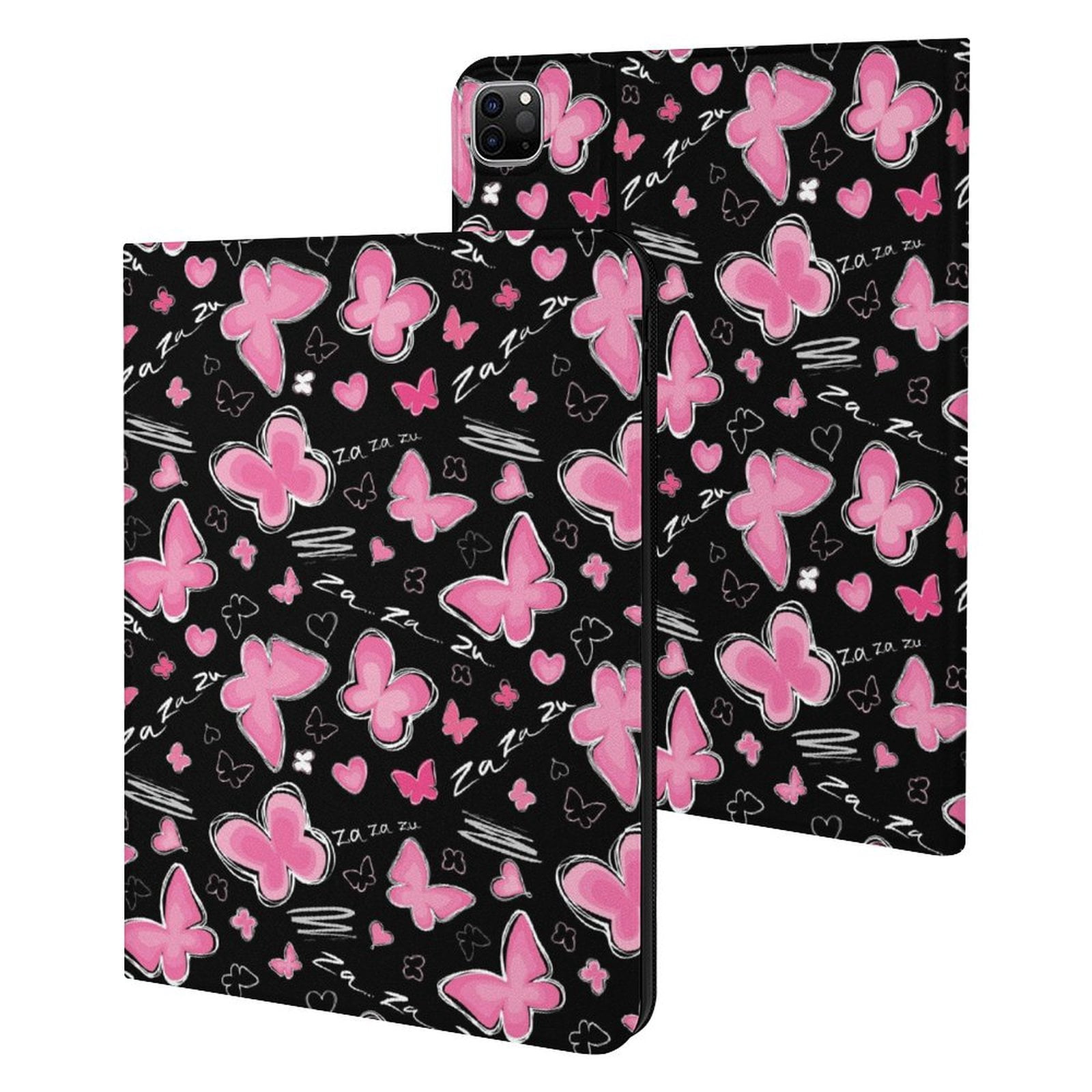 Butterfly Seamless Black Pattern Cover for iPad Air(9.7/10.5/10.9in ...