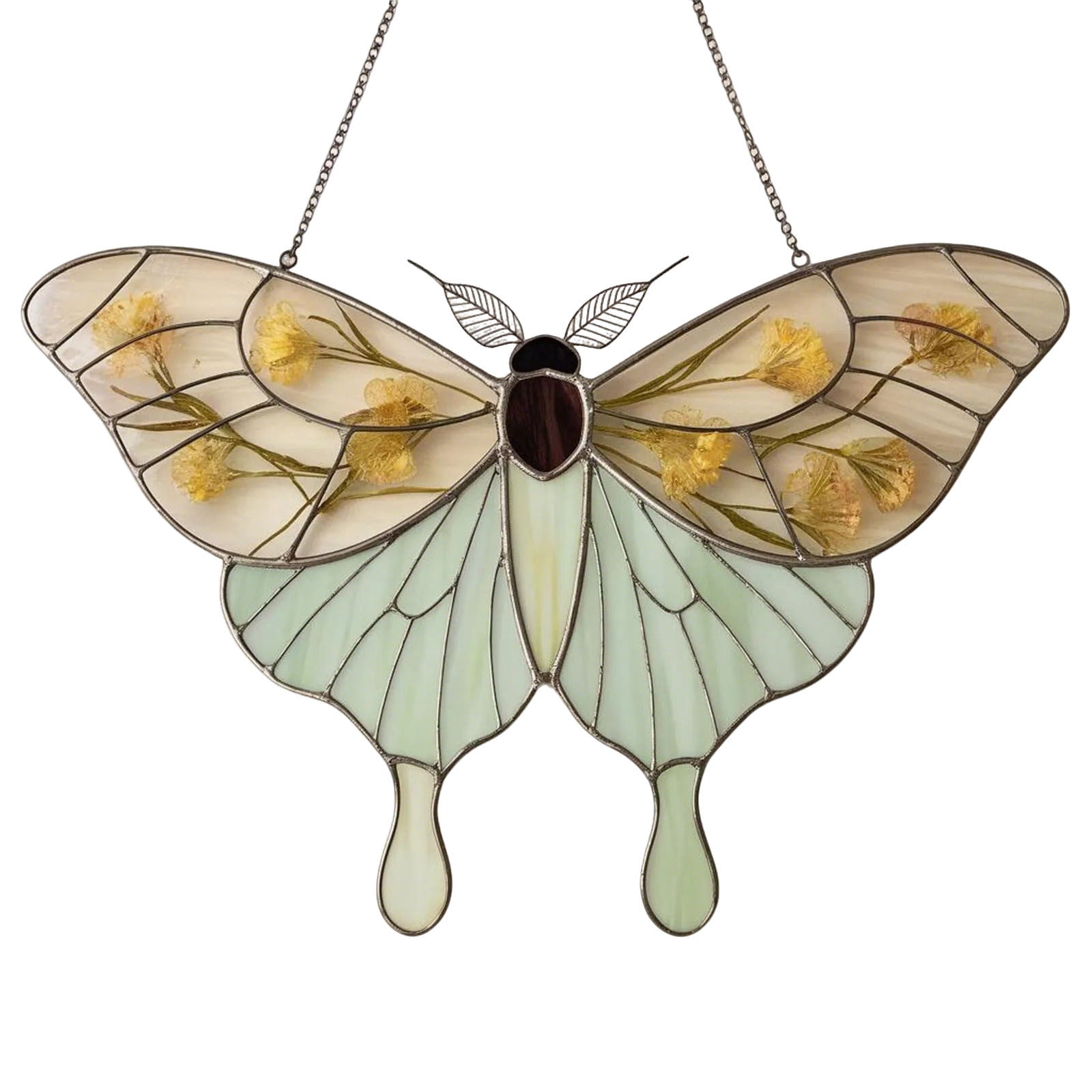Butterfly Shape Stained Acrylic Window Hanging Ornament, 2D Colorful ...
