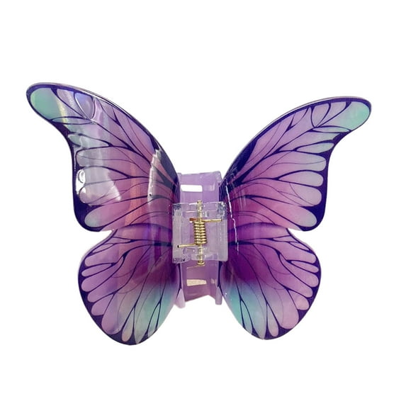 Butterfly Shaped Hair Clip Elegant Hair Claw Colorful Barrette Stylish ...