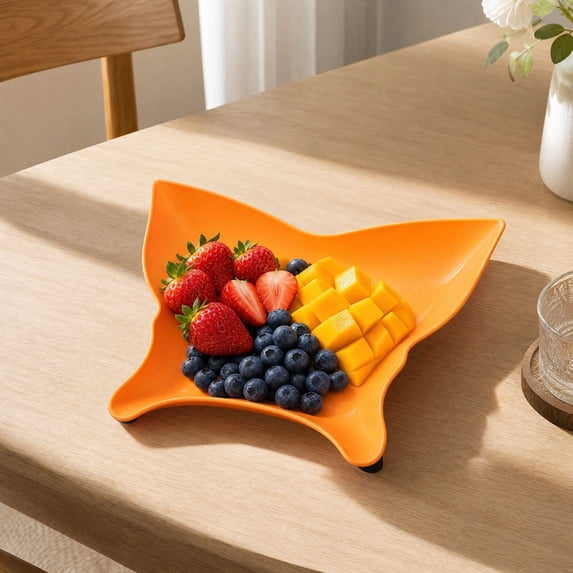 Butterfly Shaped Plastic Serving Tray Decorative Dessert Snack Platter ...