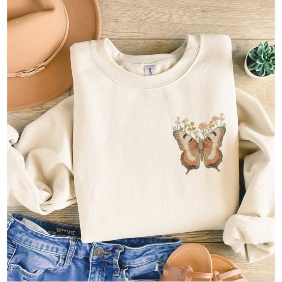 Butterfly Shirt Butterfly Butterfly TShirt Cottagecore Butterfly ...