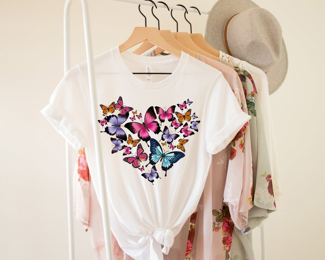 Butterfly Shirt, Moth Shirt, Cottagecore Shirt, Bug Shirt, Aesthetic Shirt, Cottage Core Shirt ...