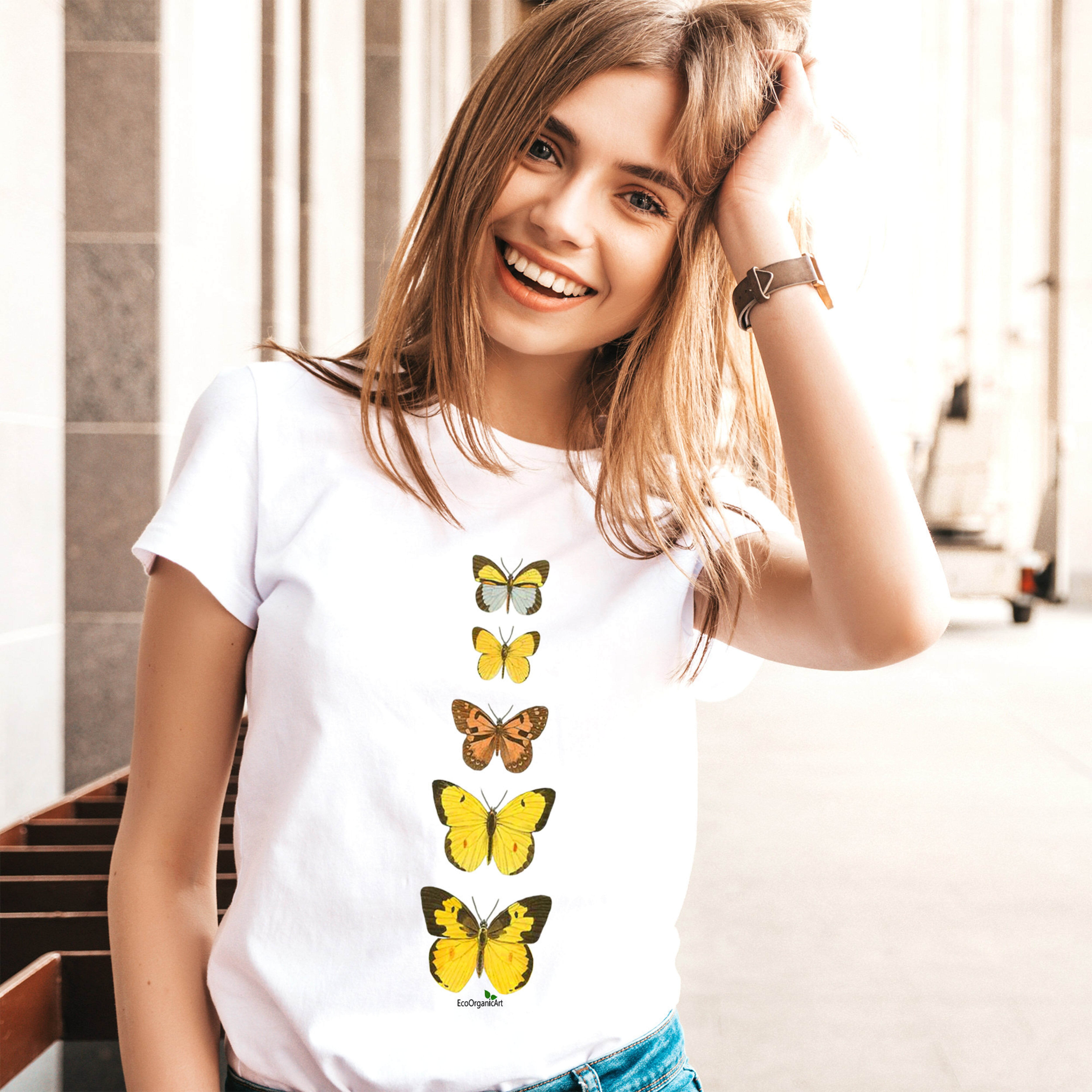 Butterfly Shirt, Organic Moth Tshirt Cottagecore Shirt Bug Shirt ...