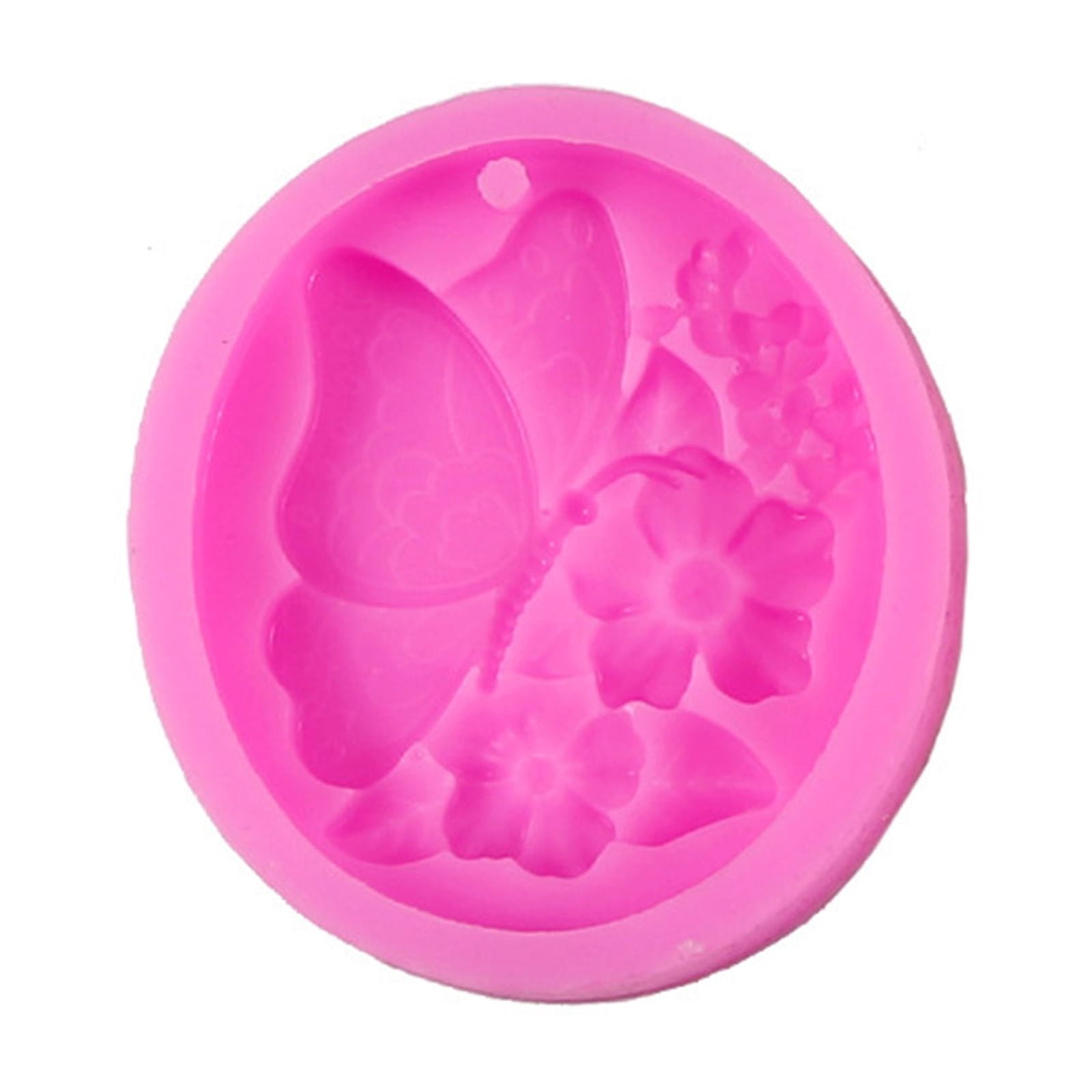 Butterfly Silicone Molds Keychain Pendant Mold Tag Crystal Epoxy Resin ...