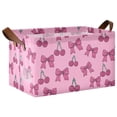 Butterfly Silk Pattern Collapsible Storage Bin Open Home Shelf Basket ...
