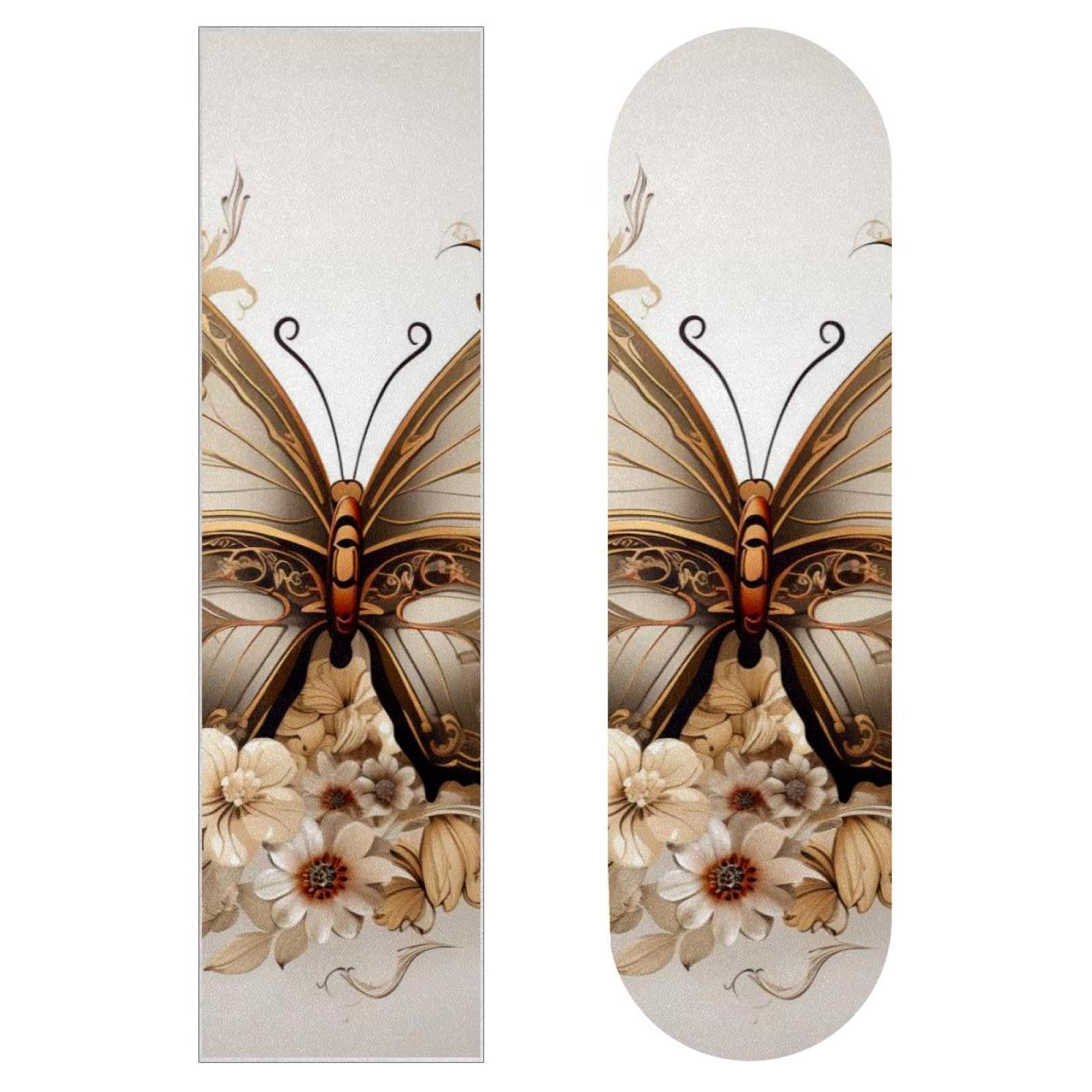 Butterfly Skateboard Grip Tape Stickers Pack of Two - Emery Surface ...