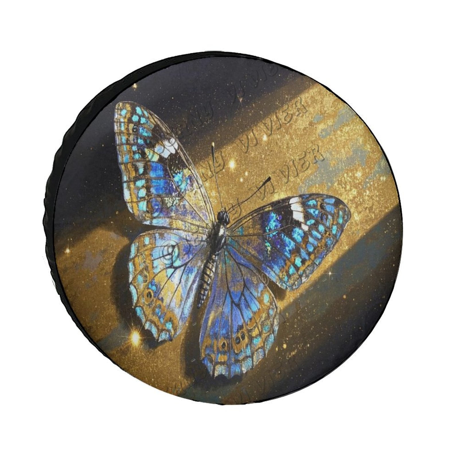 Butterfly Spare Tire Cover Wheel Protectors Foldable Portable Sun Rain ...