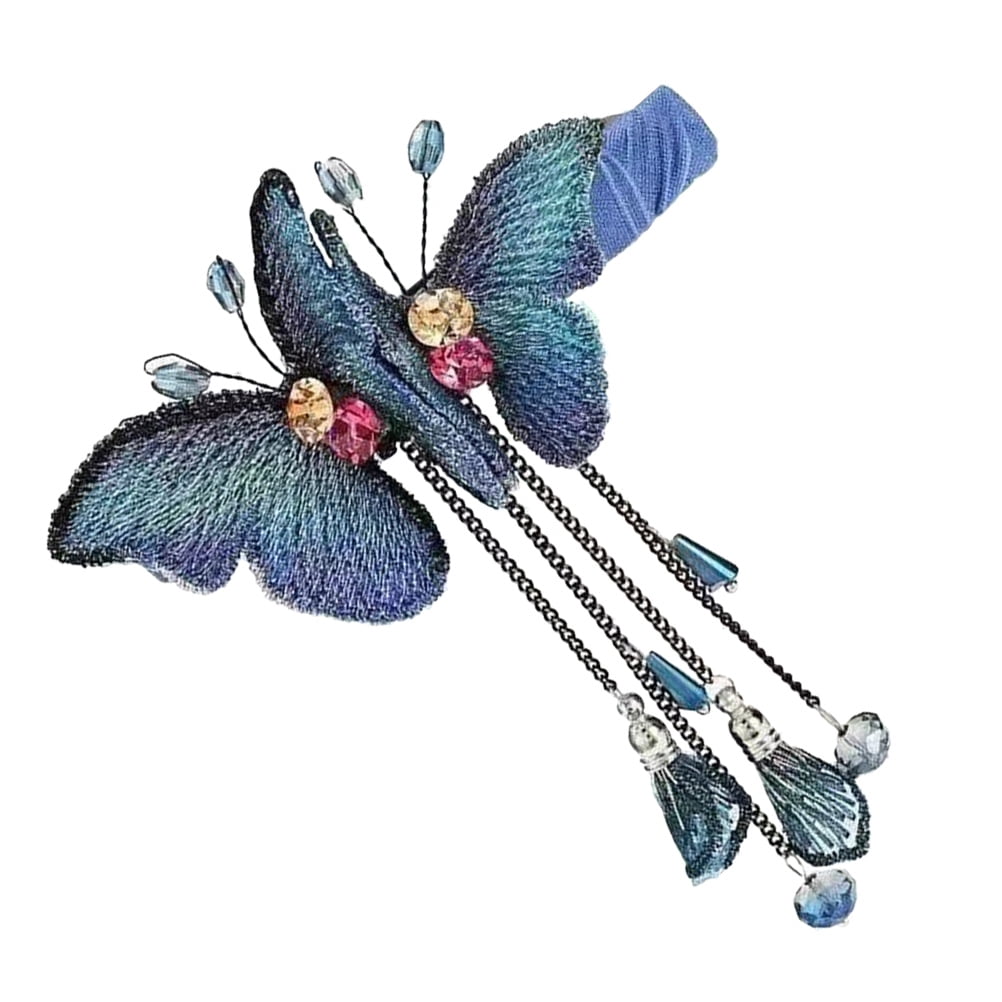 Butterfly Spring Hair Clip Pin Claw Clips Butterflies Accessories Back ...