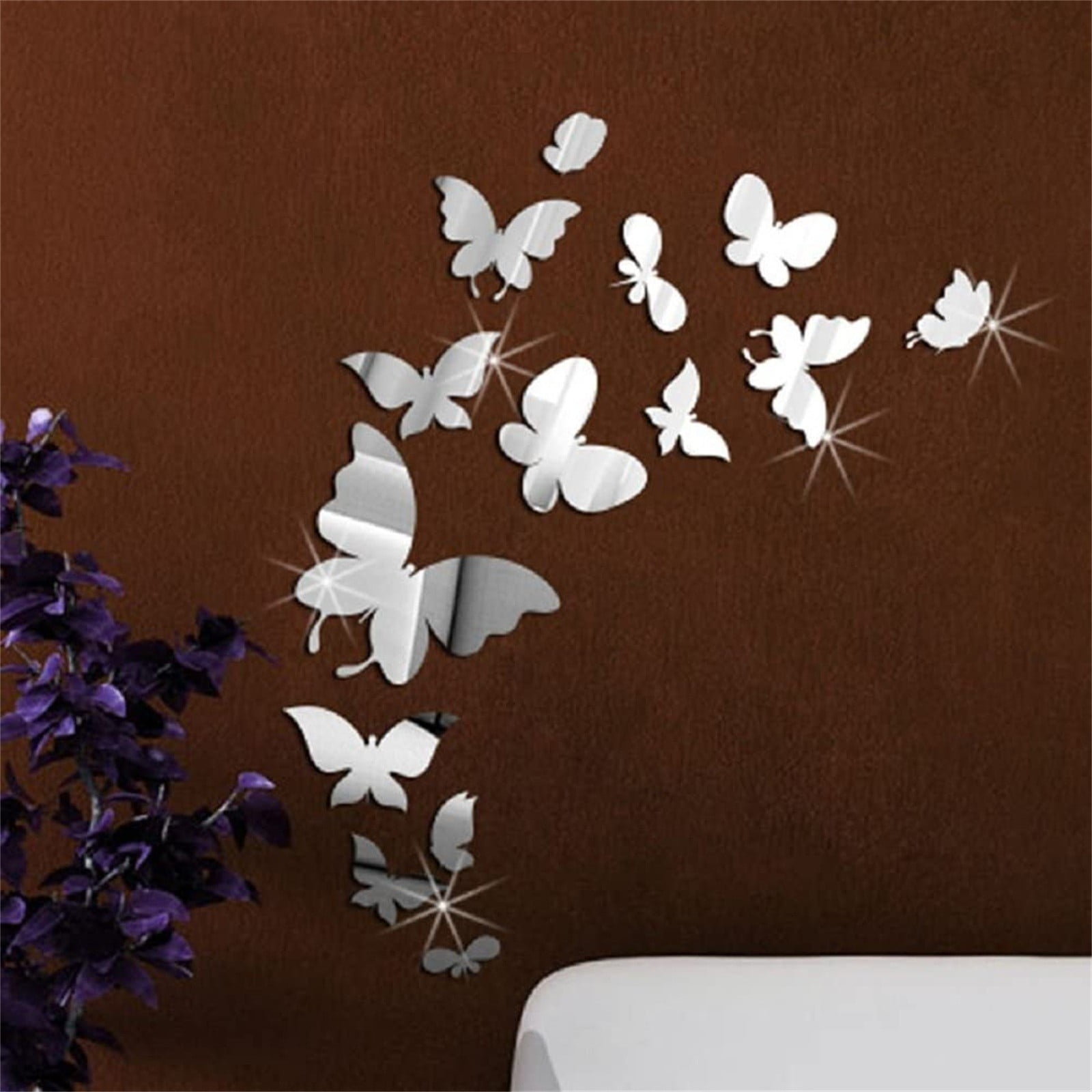 Butterfly Stick Backsplash For Kitchen, Acrylic Wall Sticker Self ...