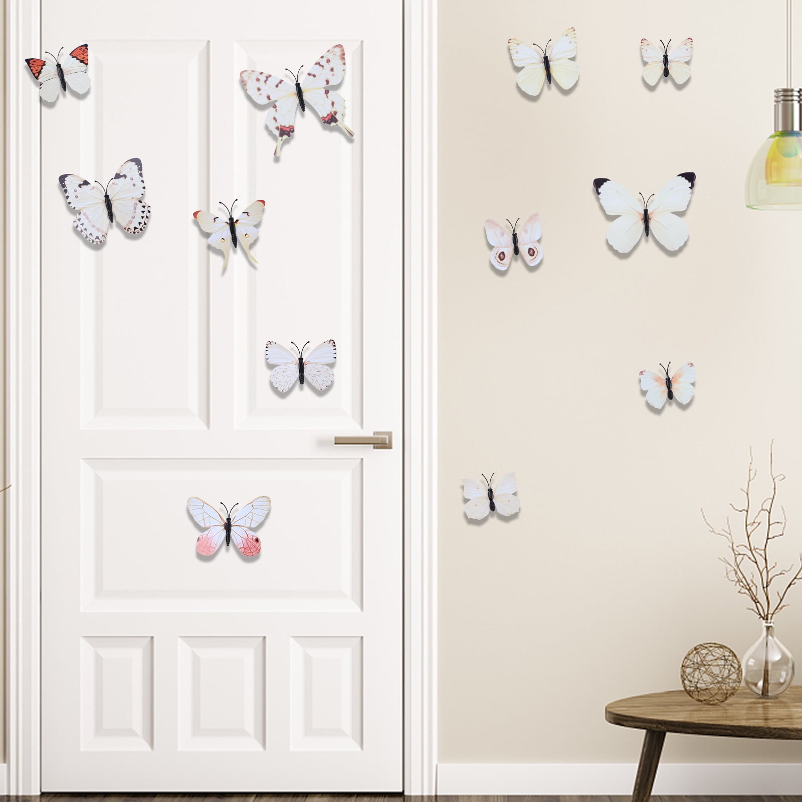 Butterfly Stickers,12PCS Colourful Butterflies Cling Wall Stickers ...