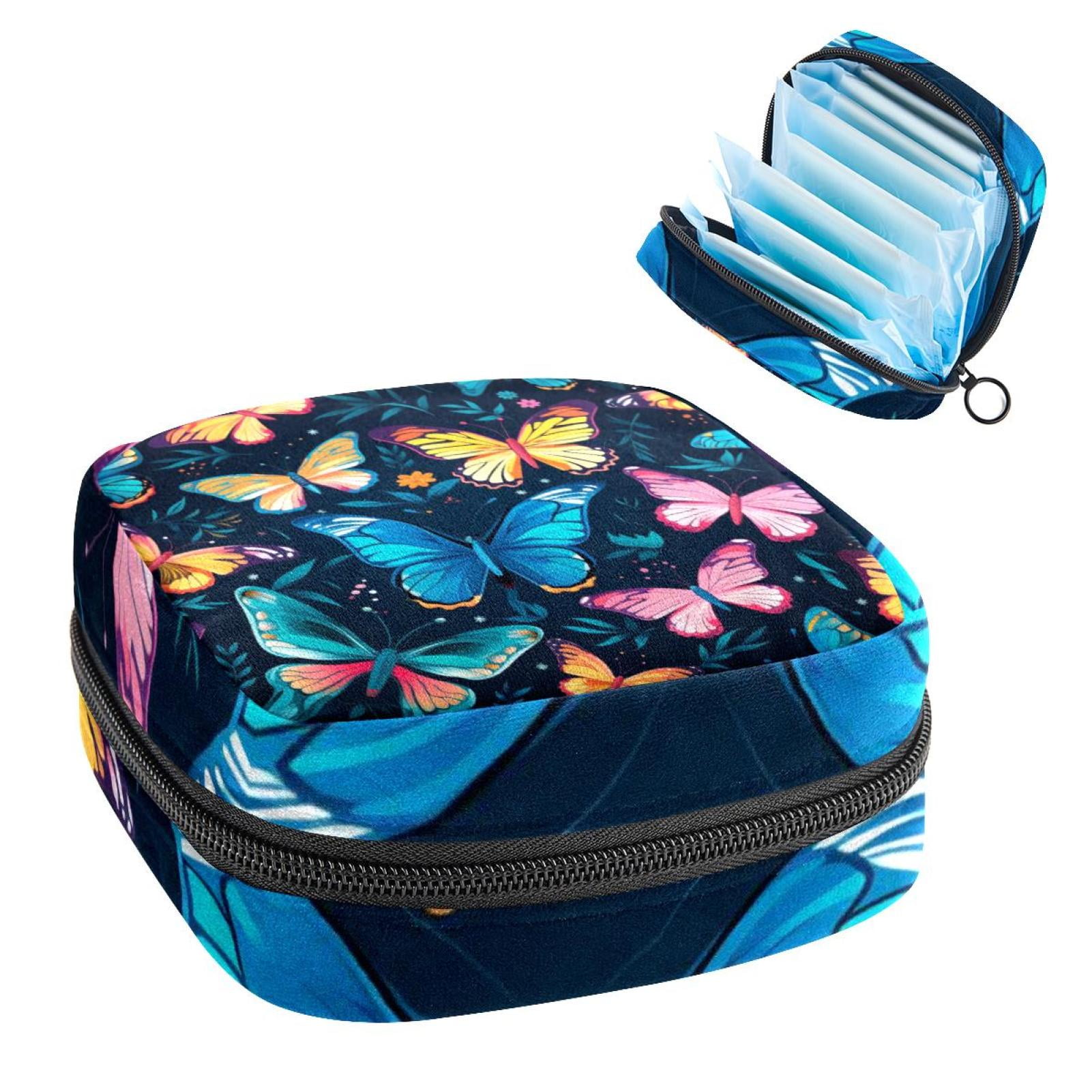 Butterfly Storage Bag for Sanitary Napkins - Velvet, Sponge, and Oxford ...