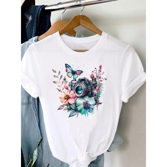 Butterfly T-Shirt, Insect Lover Shirt, Nature Tee, Garden Top, Short ...