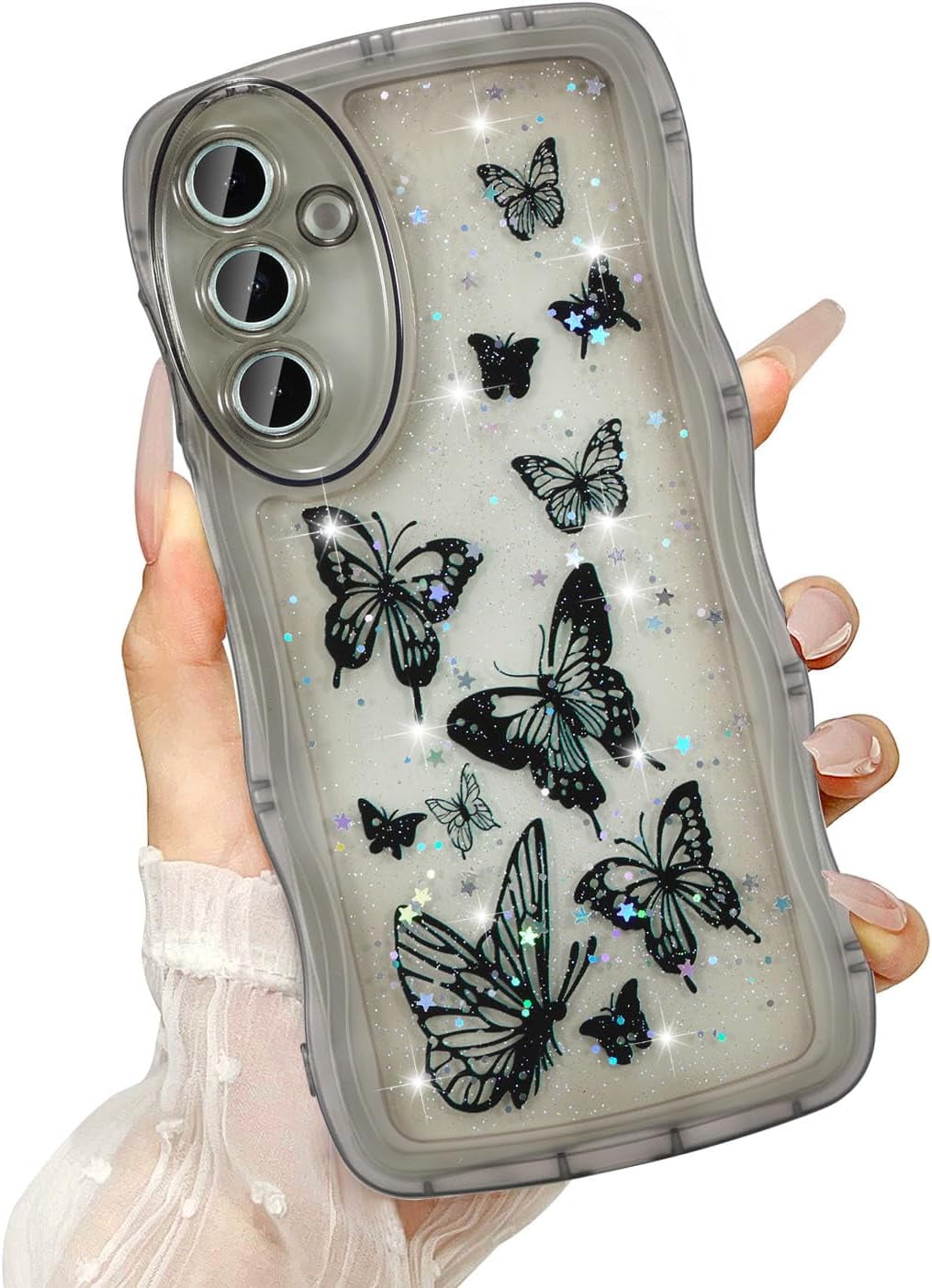 Butterfly TPU Cell Phone Case for Samsung Galaxy A26 5G, Black ...